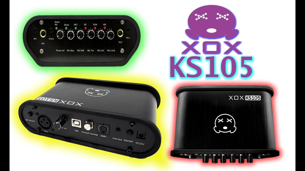 XOX KS105 Sound Card Unboxing : แกะกล่องซาวด์การ์ด XOX KS105 - YouTube