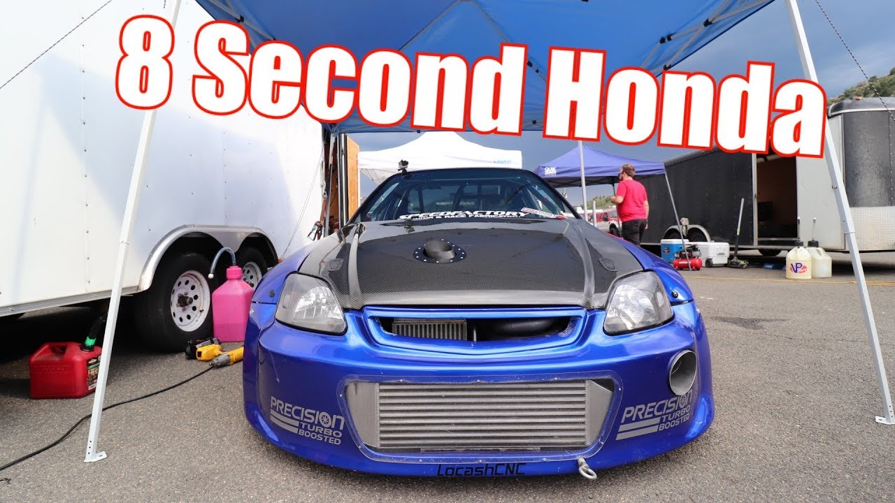 1000hp 8 Second Turbo Civic at Street Car Takeover - YouTube