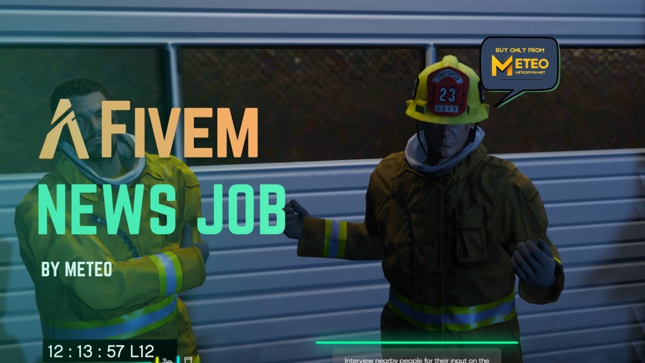 FiveM Advanced News job By Meteo FiveM - YouTube