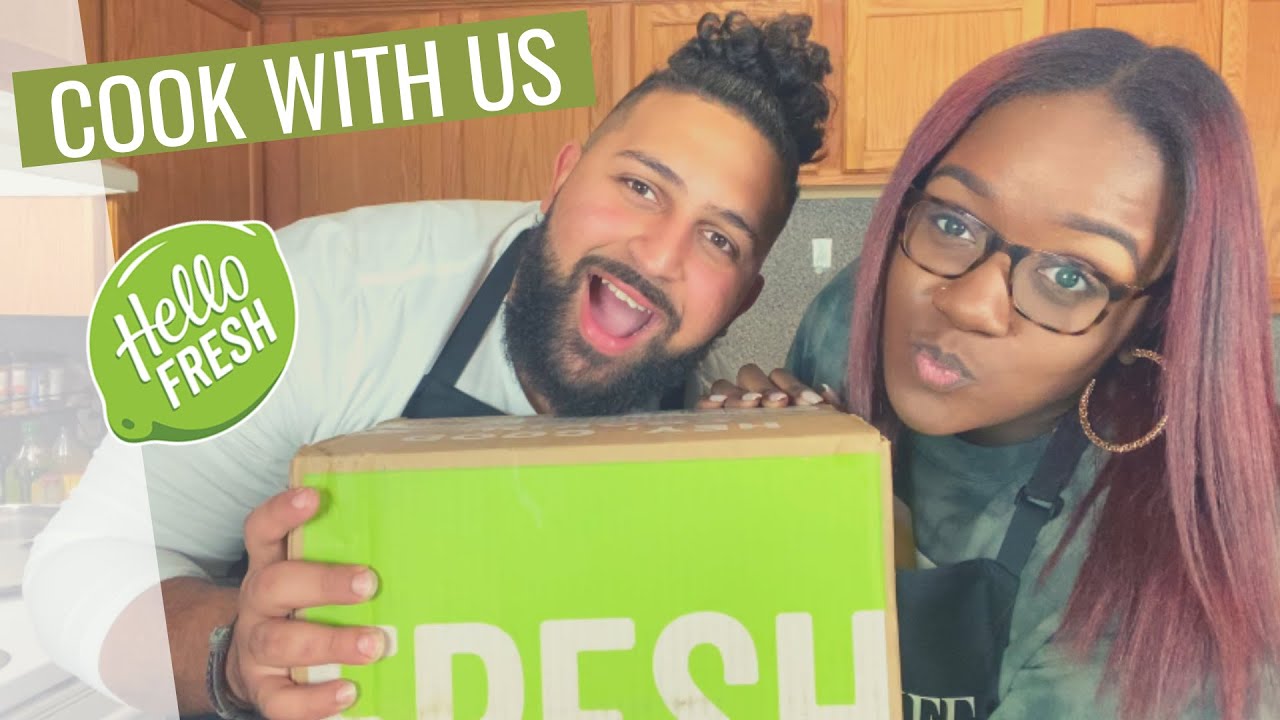 COOKING WITH BAE 🍽| TRYING HELLO FRESH FOR THE FIRST TIME - YouTube