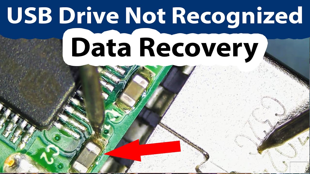 32GB USB Flash Drive Data Recovery - Faulty Capacitor no short - YouTube