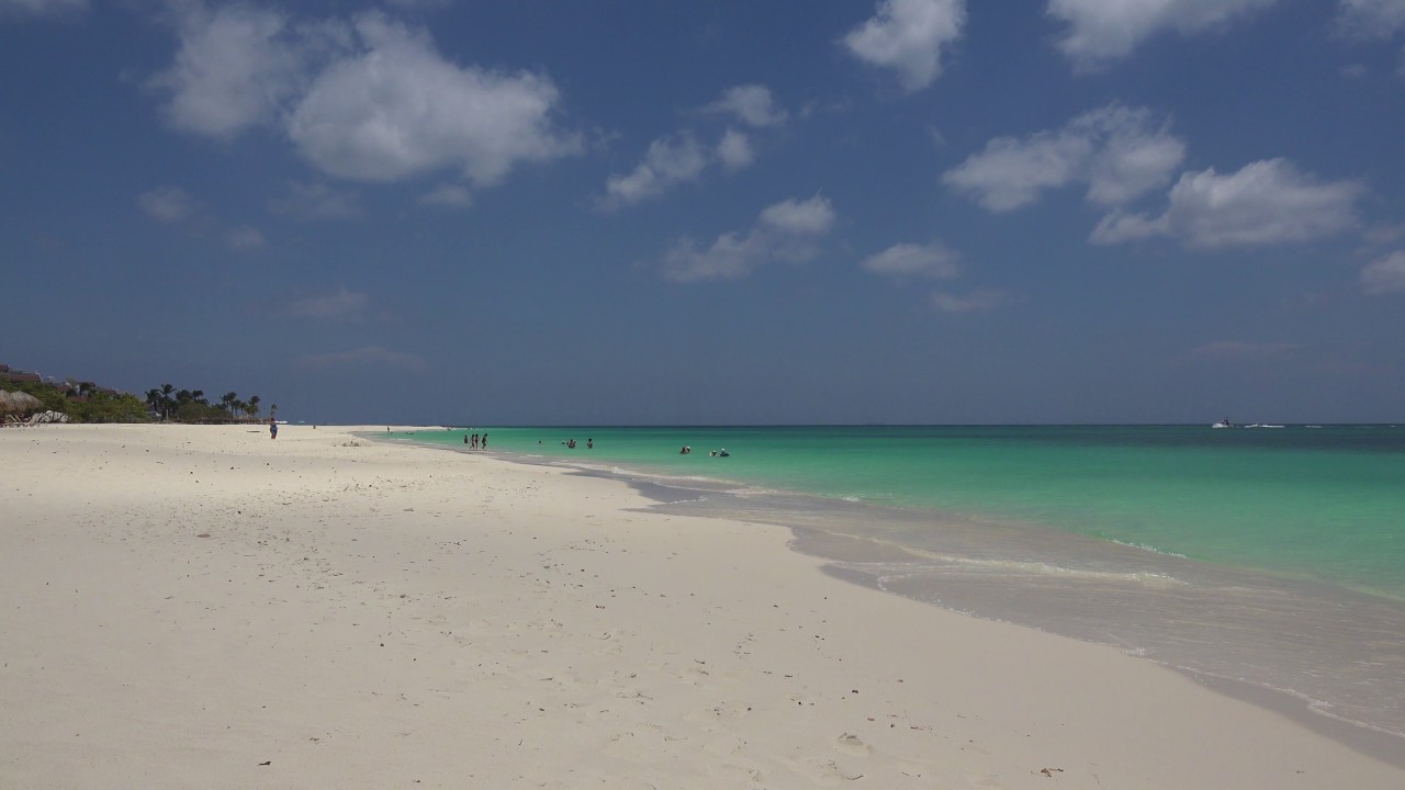 Eagle Beach Aruba 4K Ultra HD - Amazing Yoga Background Panorama - YouTube