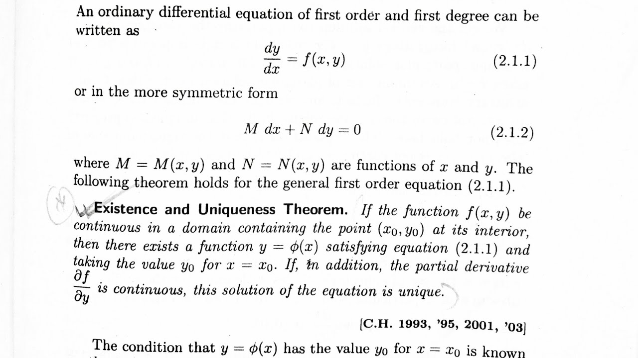 Differential equations of first order and first degree || Lecture 1 ...