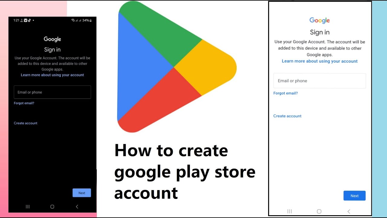 How to create google play store account /ከመይ ጌርና ፕለይ እስቶር ንኸፍት - YouTube
