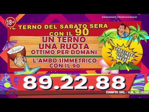 ESTRAZIONE 28 LUGLIO 2023