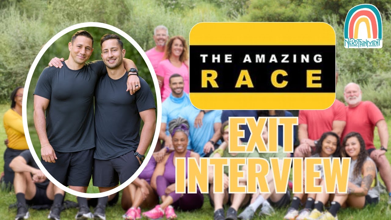 THE AMAZING RACE SEASON 37 MIKE & NICK EXIT INTERVIEW / 8th ELIMINATION ...