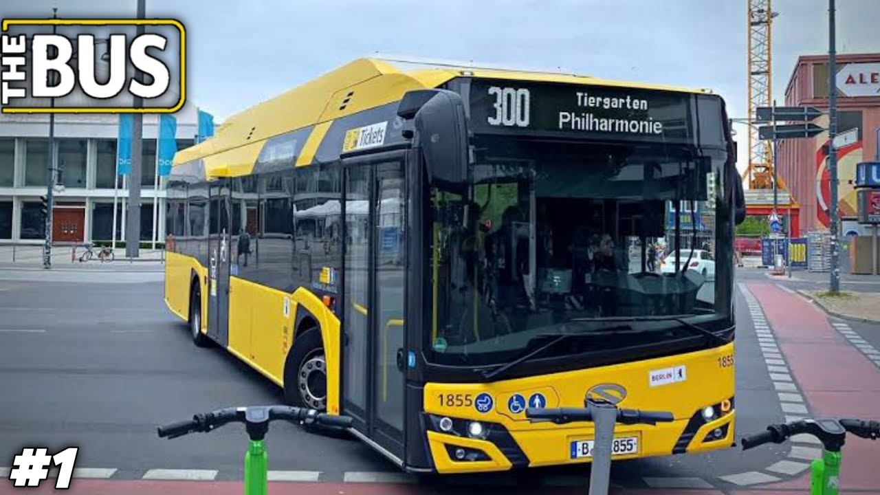 The Bus - First Time Driving a Galaxis Urban 12M - Berlin Line 123 ...