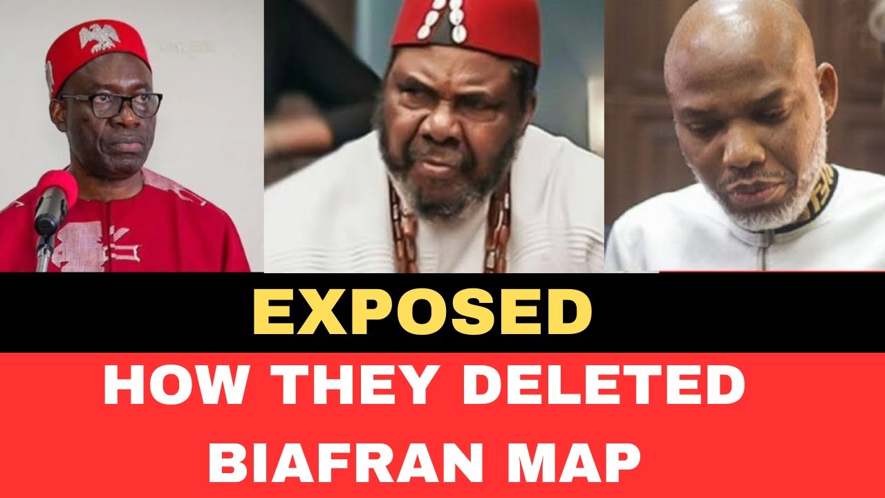 How they rem0ved Biafran Map from W0rd map :: Nnamdi Kanu Exp0se Secret ...