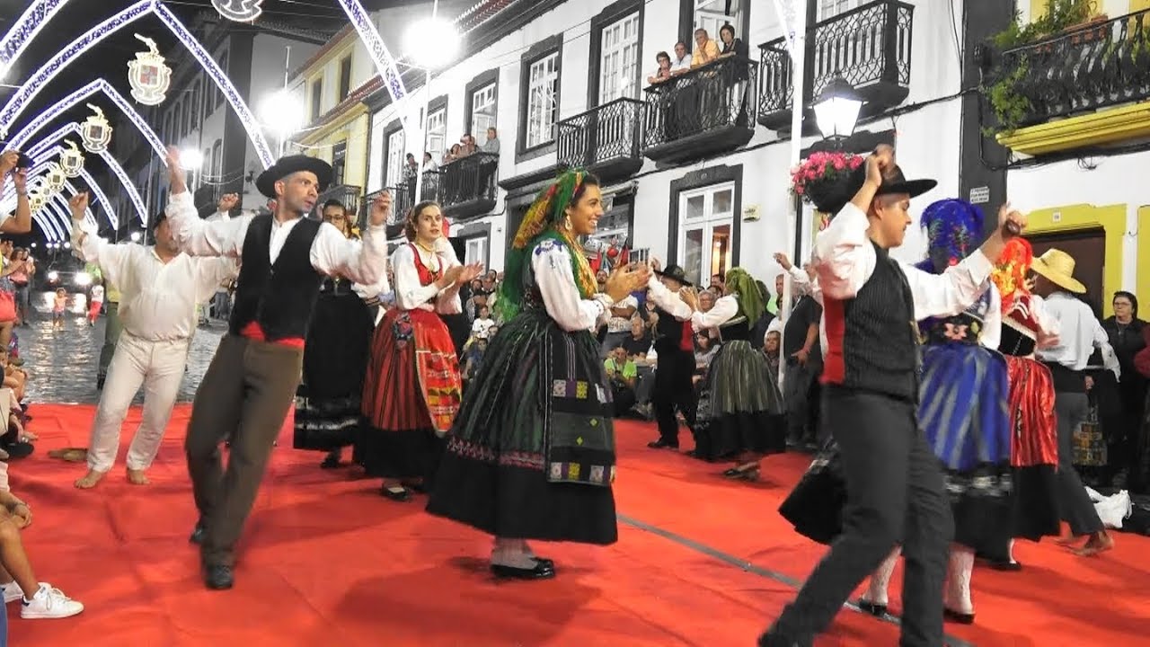 Portugal Group From Minho Region On Folk Azores Festival 2019 ...