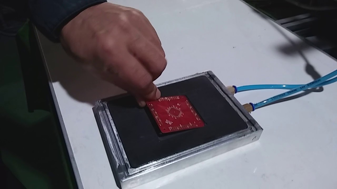 PCB Vacuum Clamping Fixture - PCB 진공지그 - YouTube