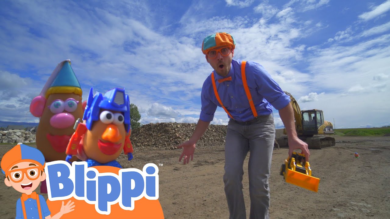 Blippi Visits a Farm and Finds Potato Heads | Blippi | Funny ...