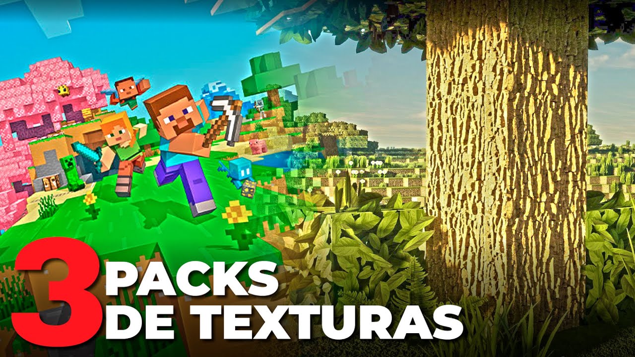 3 MEJORES PACKS DE TEXTURAS PARA MINECRAFT 1.21.1 - YouTube