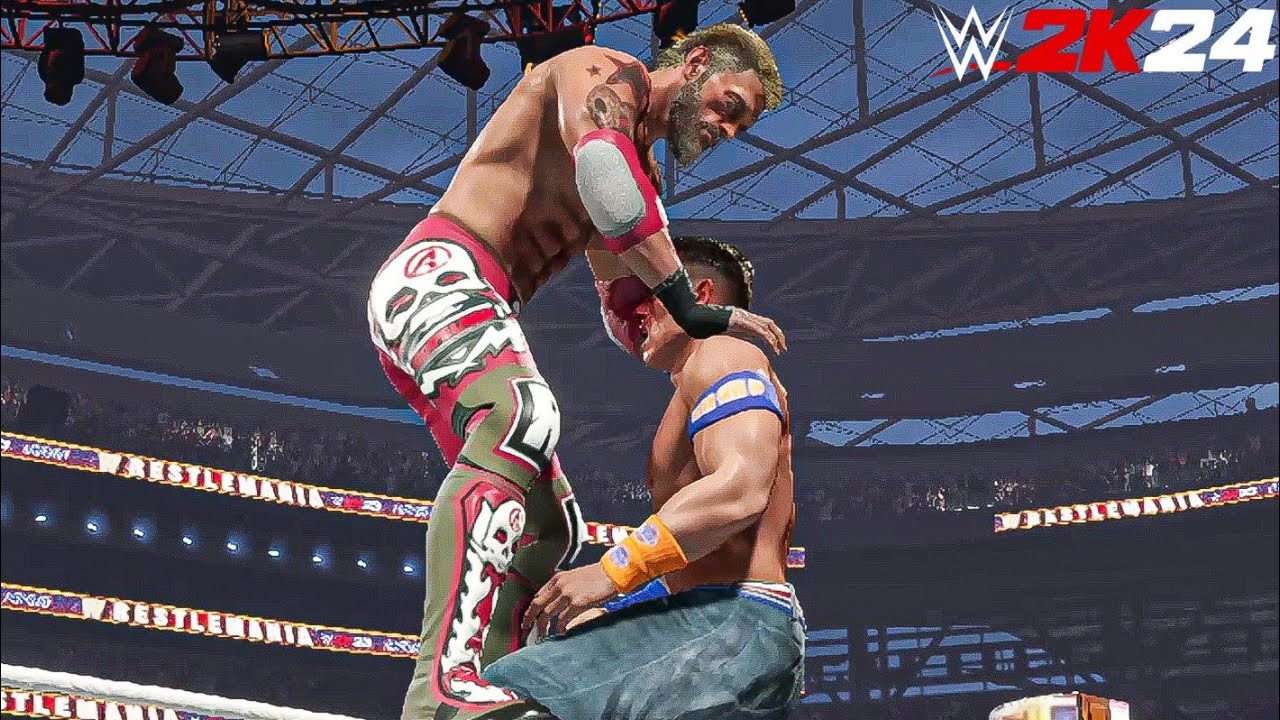 John Cena vs Edge wwe 2k24 gameplay #wwe2k24 #wwe #wwe2k22 #aew # ...
