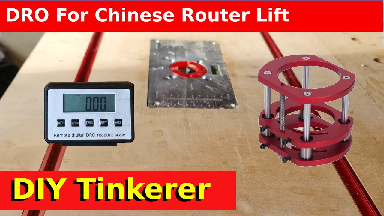 DRO for Chinese Router Lift- Will it Work? - YouTube