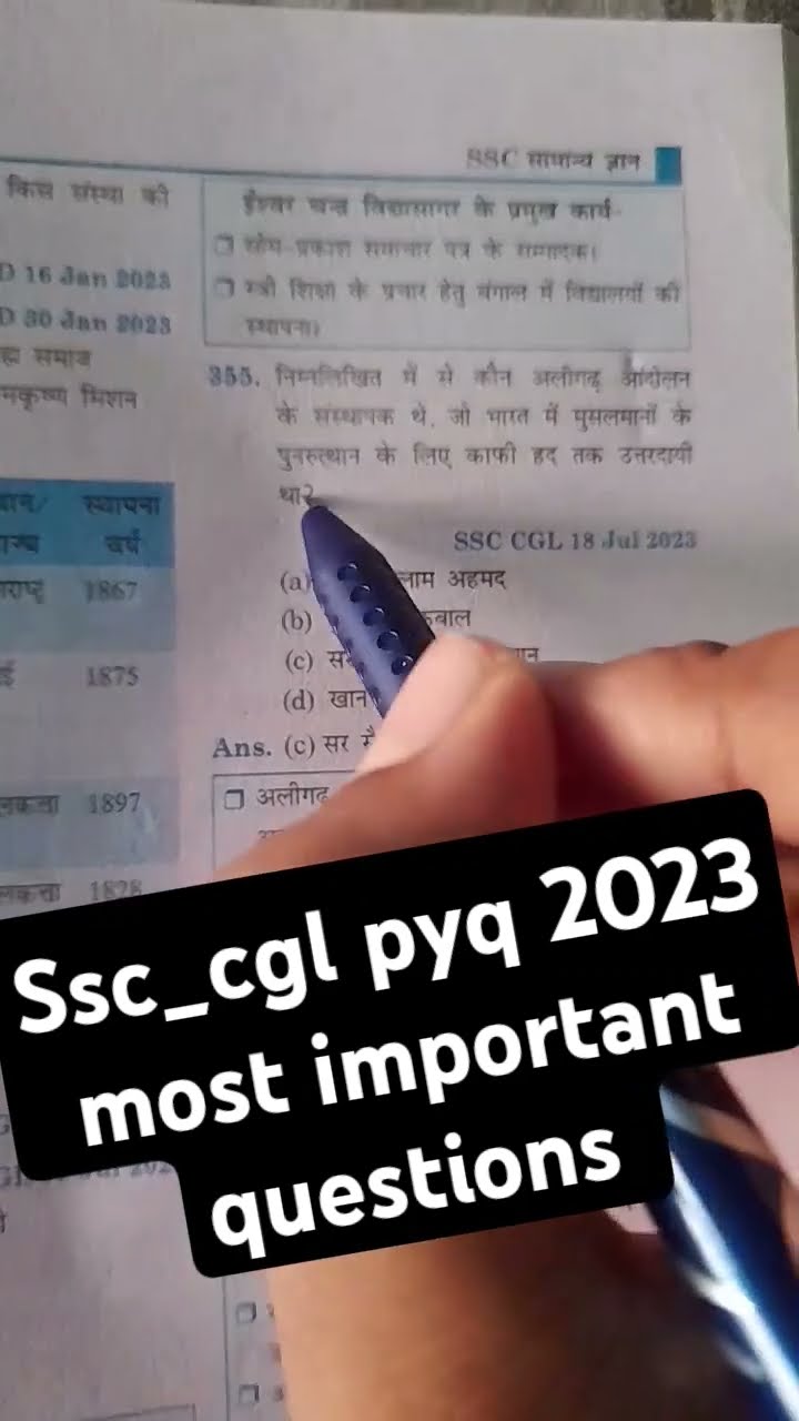 Ssc_cgl pyq most important questions ️ 🎯 #shortsfeed #motivation #rpf # ...