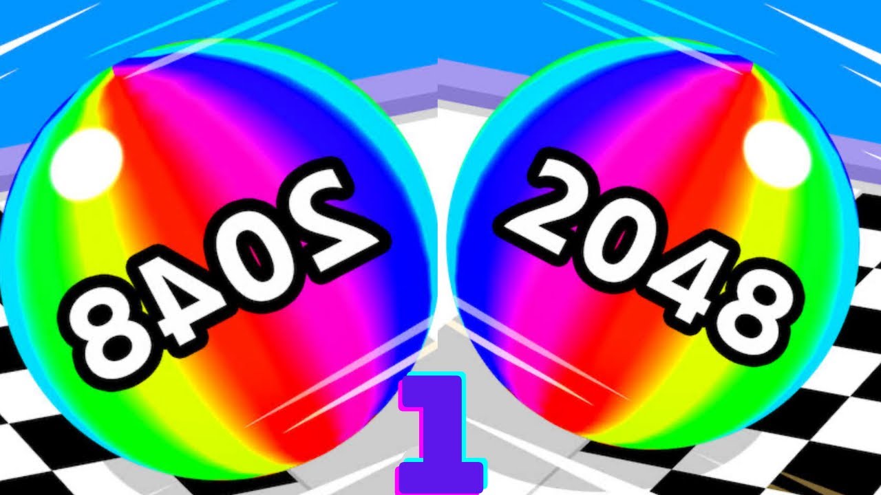Ball Run 2048 Reverse Gameplay | Level 28-50 | All Games All Levels ...