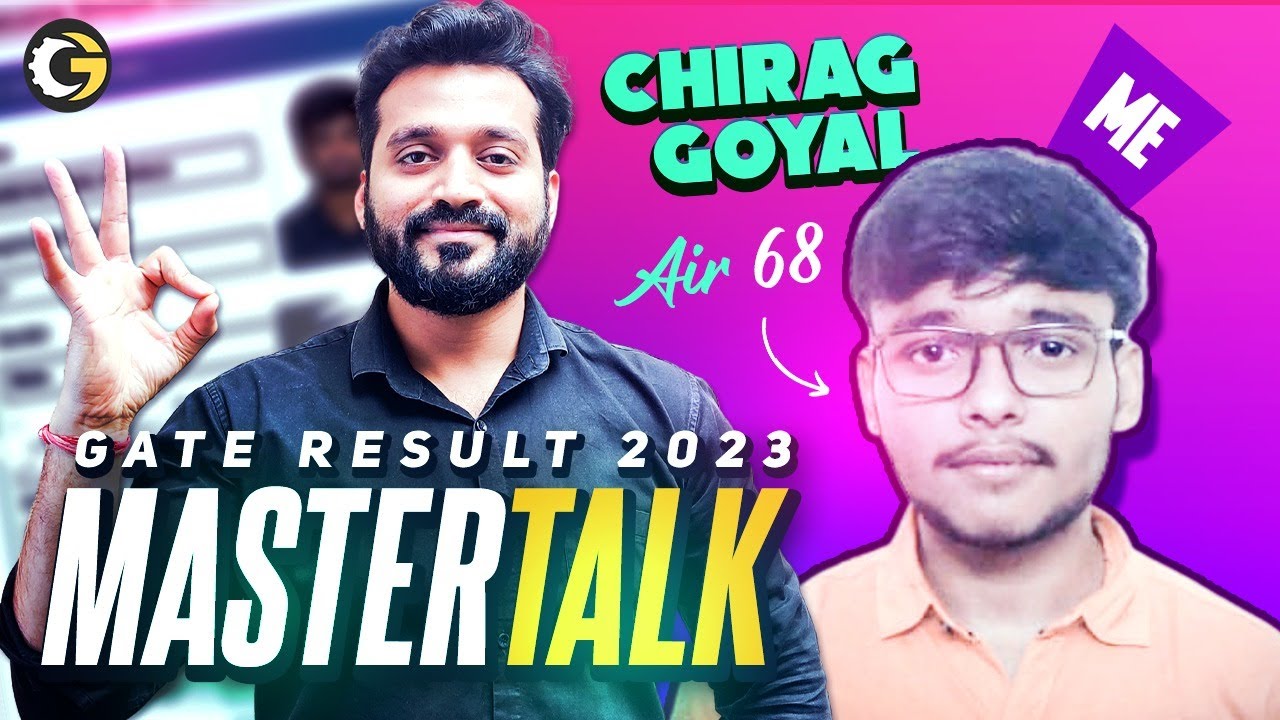 Topper's Talk with Chirag Goyal AIR-68 ME | Gaurav Babu Sir | GB Lions ...