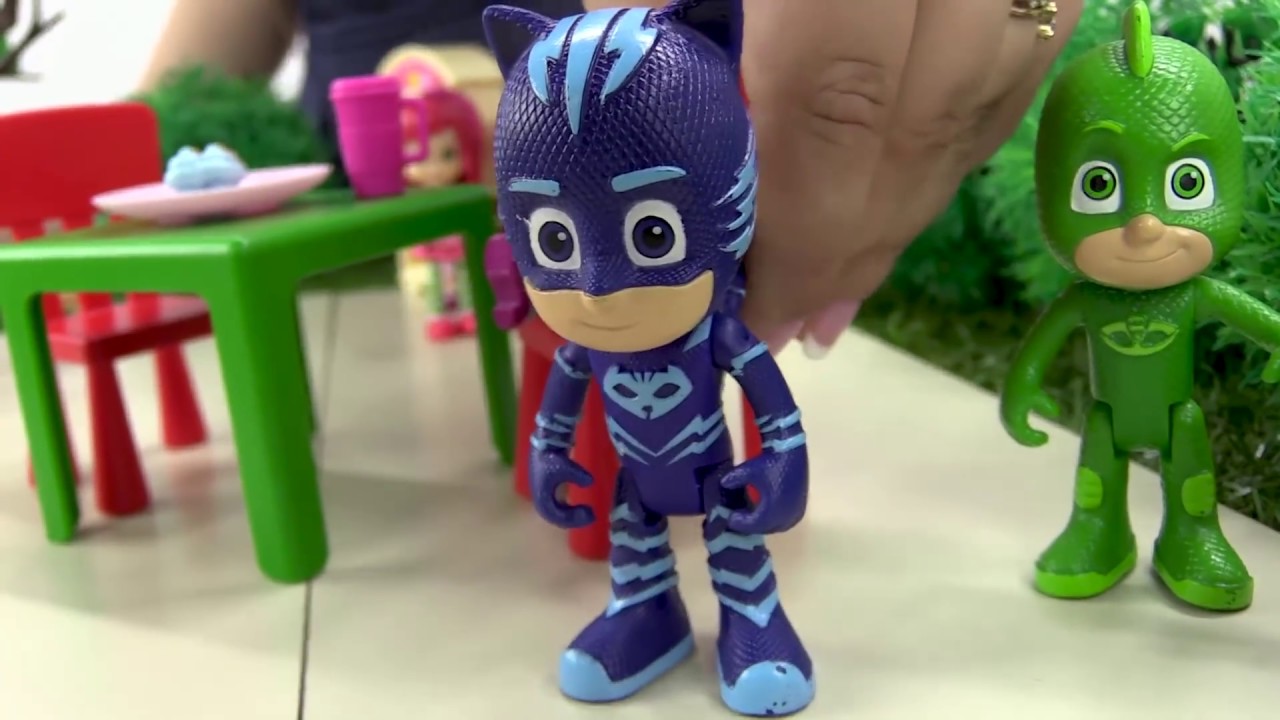 PJ Maskeliler ve Leo Junior yeni cafe açıyorlar. - YouTube