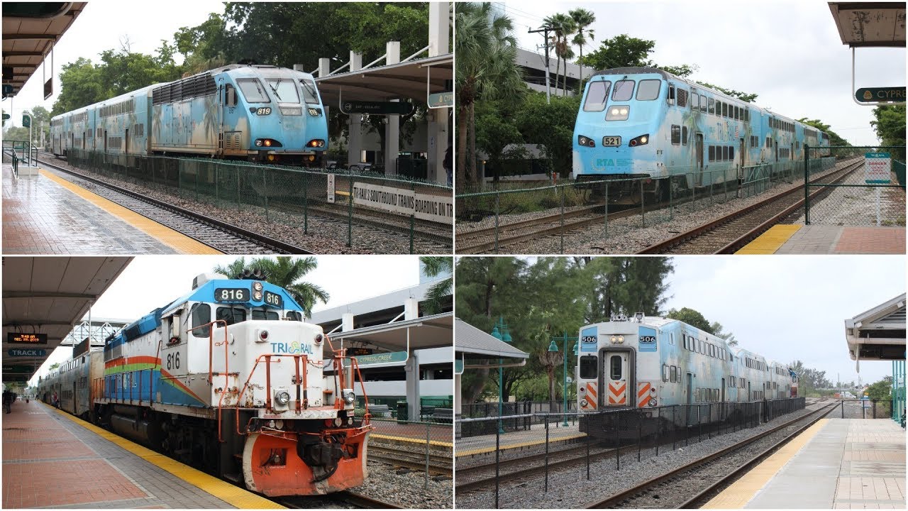 Tri-Rail Trains 2019 Part 2 - YouTube