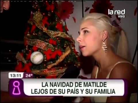La navidad de Matilde Bonasera, lejos de su país y su familia - YouTube