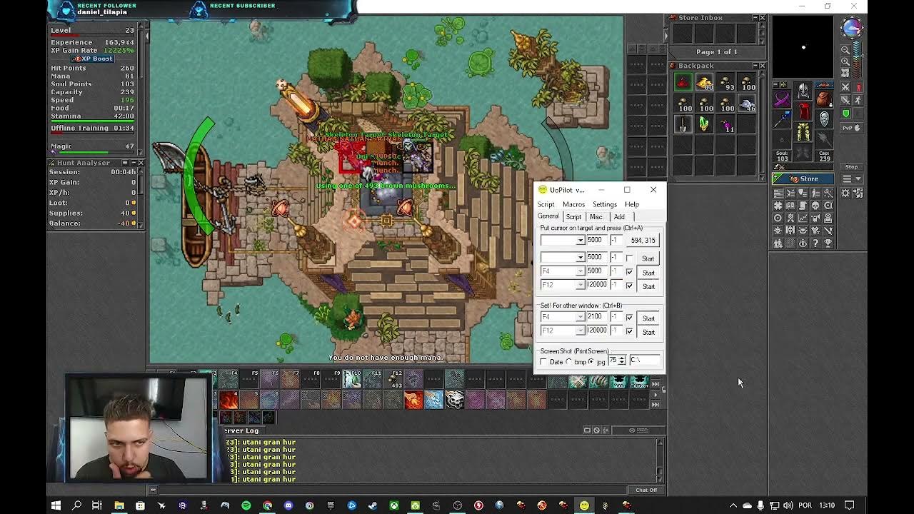 Tutorial Macro UoPilot Para Tibia OTs - YouTube