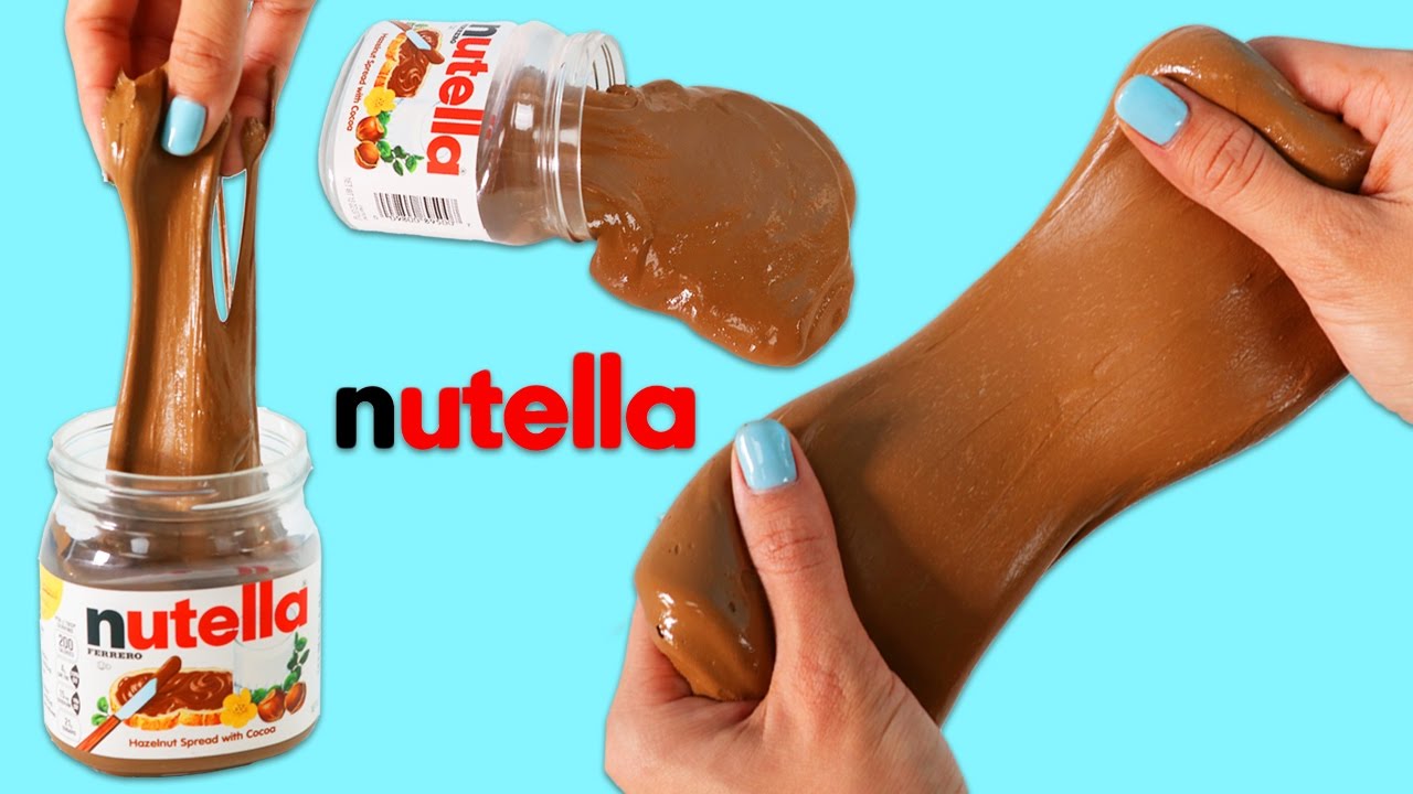 How to Make NUTELLA SLIME! - YouTube
