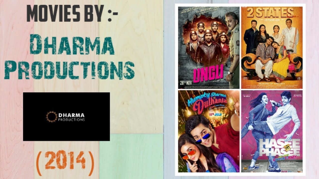 Movies By Dharma Productions (2014) - YouTube