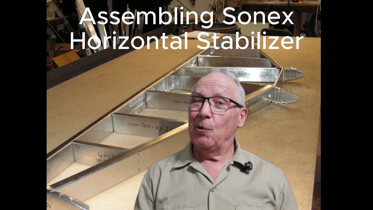 Assembly of my Sonex aircraft's horizontal stabilizer as part of my ...