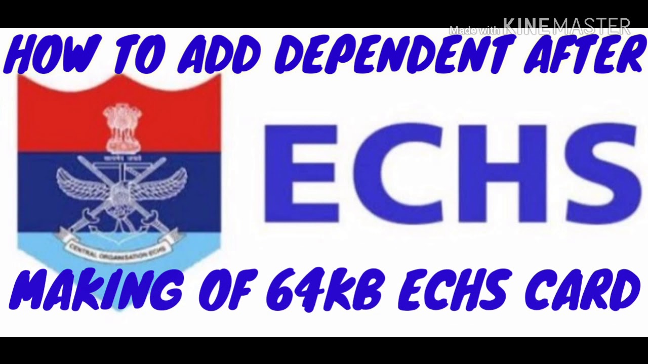 ECHS 64 KB CARD HOW TO ADD MEMBERS AFTER MAKING OF 64 KB NEW ECHS CARD ...
