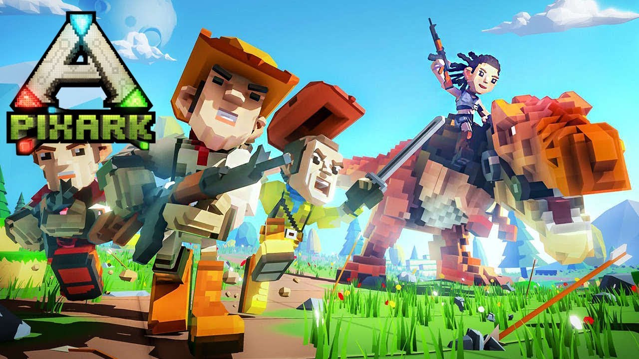 ARK SURVIVAL + MINECRAFT? = PIX ARK - YouTube