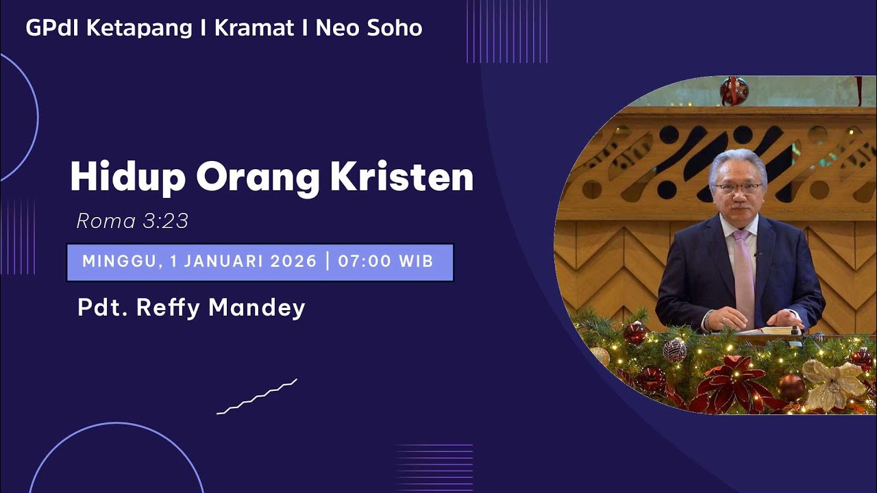 Ibadah Online Gereja Pantekosta di Indonesia - 1 Januari 2026 || GPdI ...