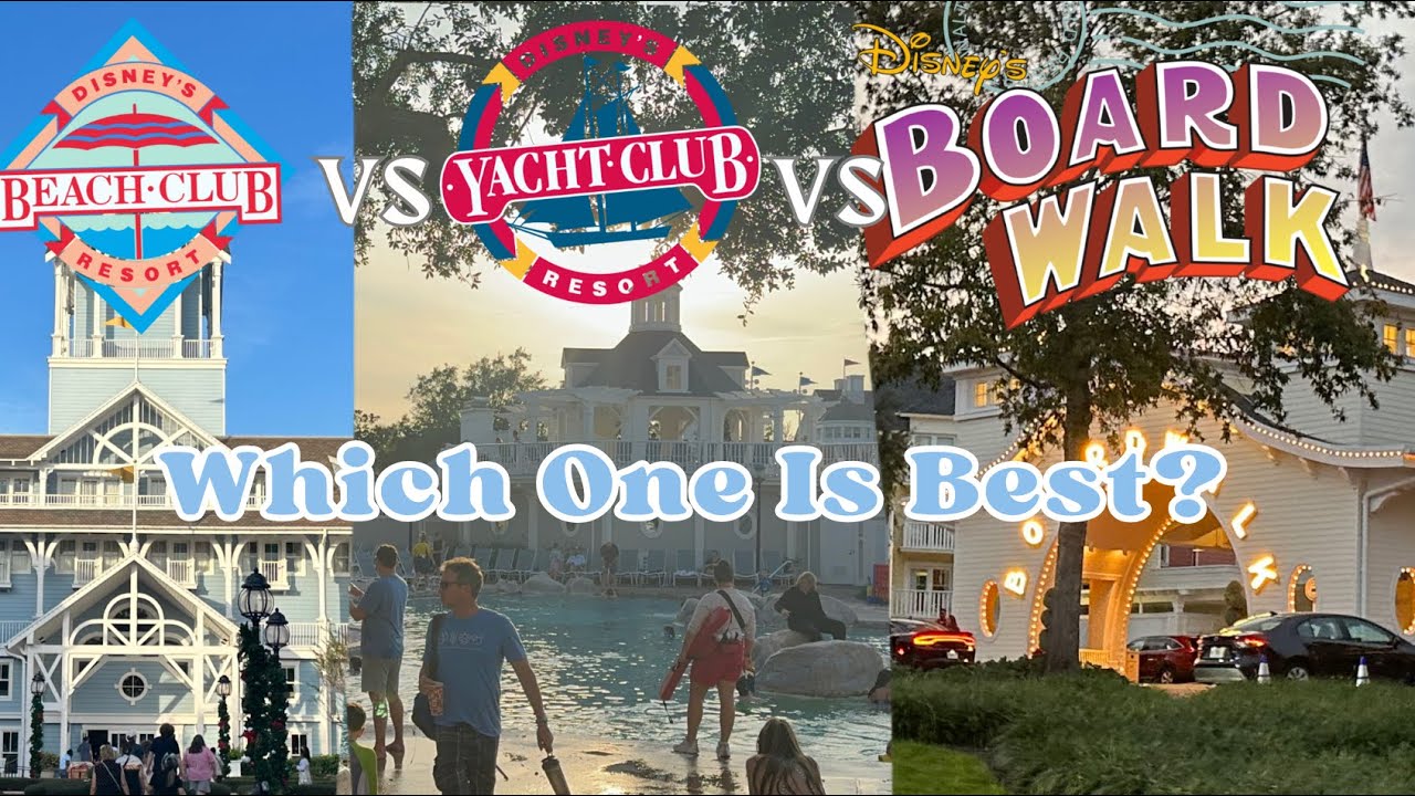 Comparing Beach Club, Yacht Club & Boardwalk Resorts | Wonderland ...