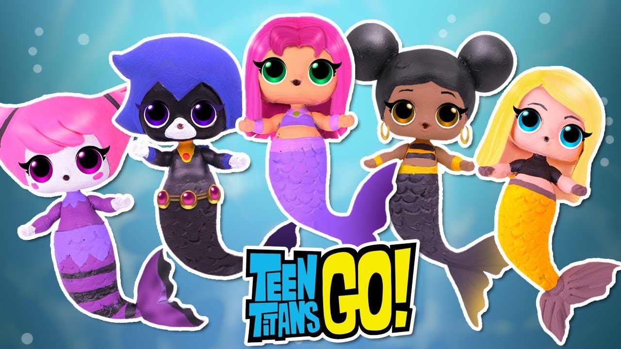 🧜‍♀️ STARFIRE, RAVEN, JINX, TERRA & BUMBLEBEE💥 TEEN TITANS GIRLS into ...