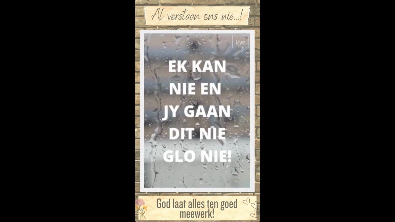 GOD IS IN BEHEER! - YouTube