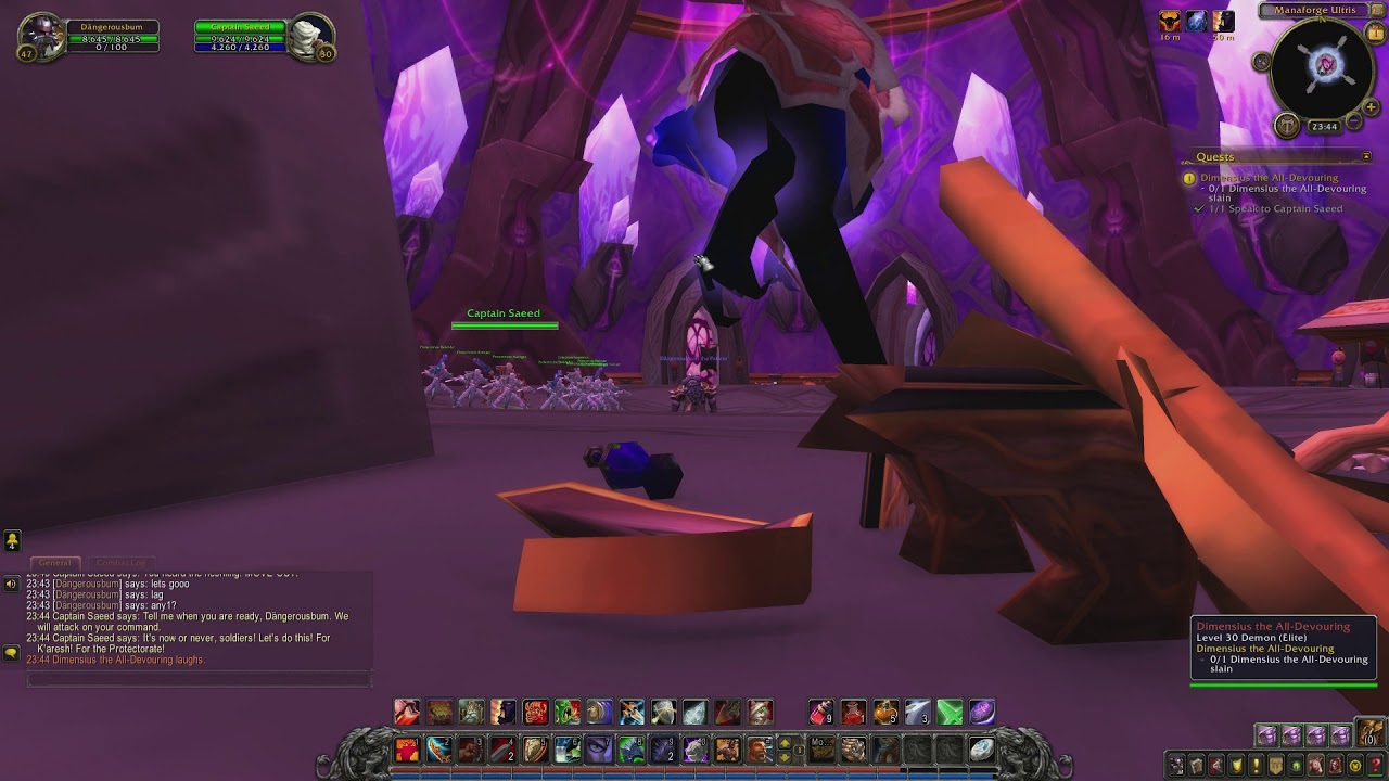 World of Warcraft: Dimensius the All-Devouring - Quest ID 10439 ...