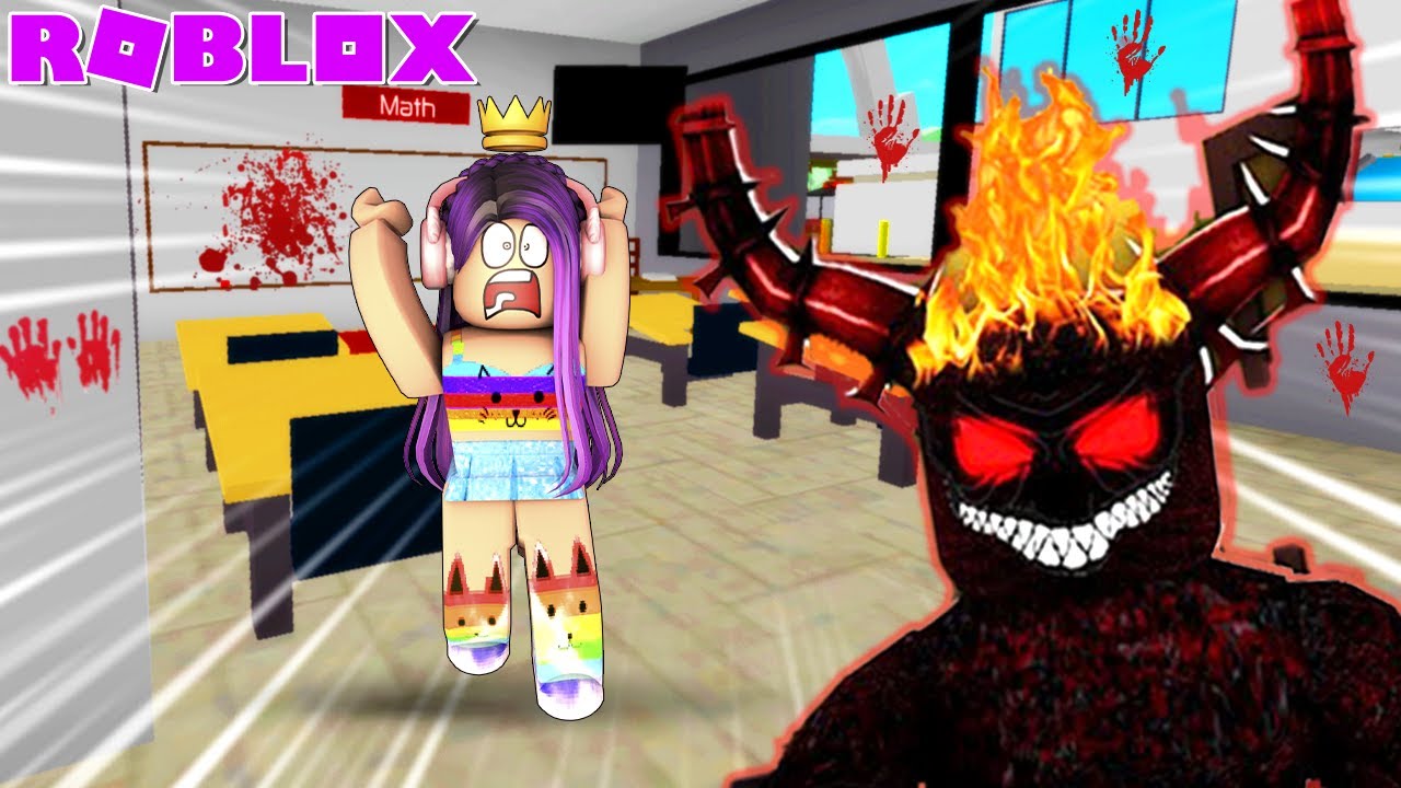 O MONSTRO INVADIU A NOSSA ESCOLA 😱 (High School [STORY] ) - ROBLOX ...