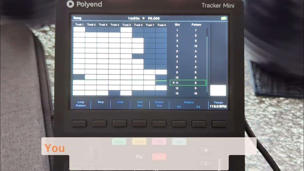 Polyend Tracker Mini - Song #1 - YouTube