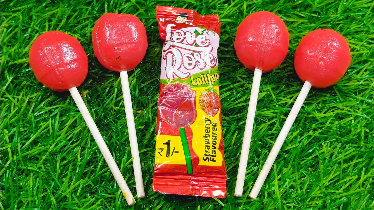 1 Piece Red Colour Candy Packet Unpacking Videos - YouTube