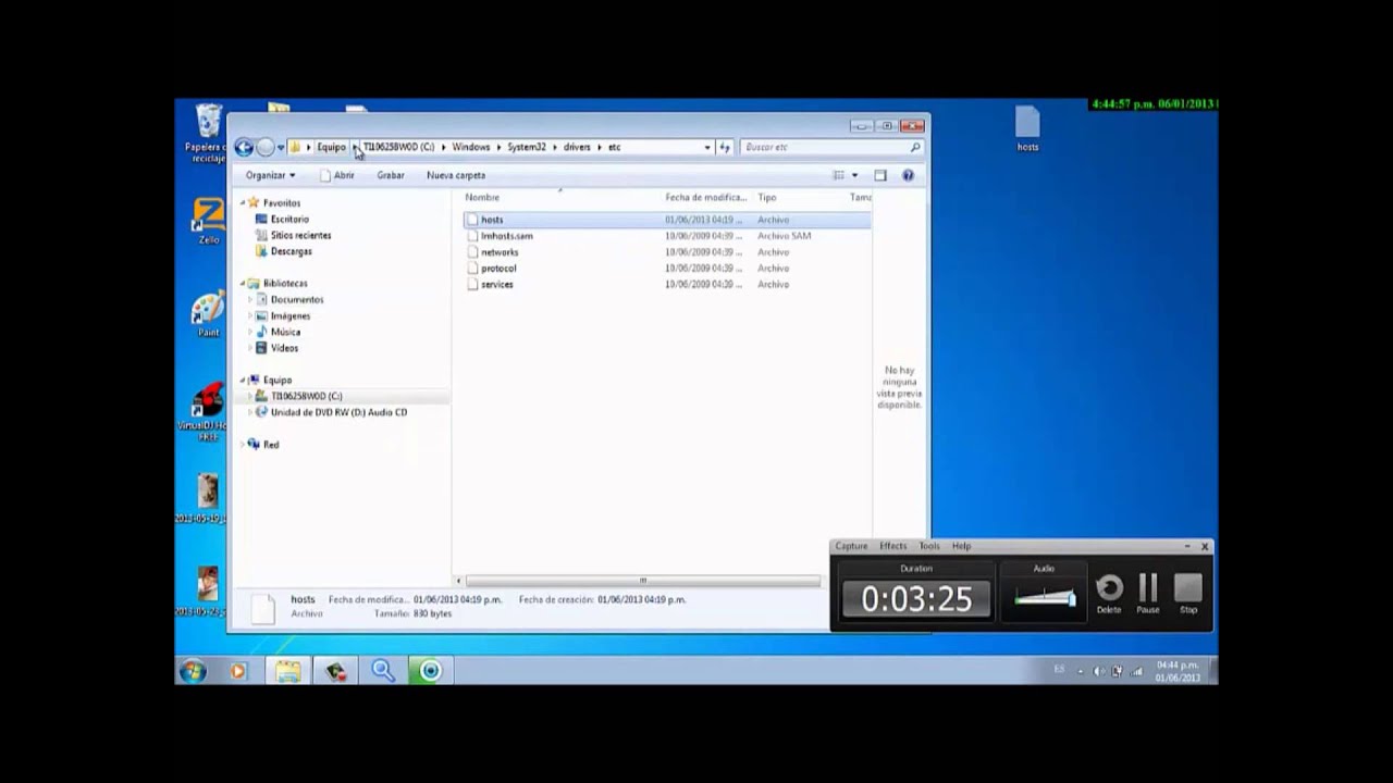 Como bloquear y desbloquear paginas Web Para Windows 7 - YouTube
