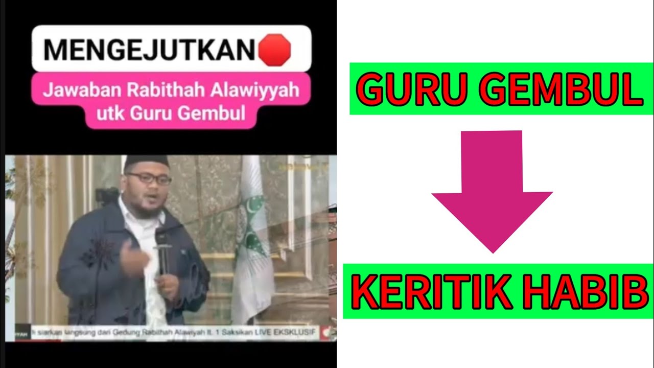 GURU GEMBUL KRITIK HABIB - YouTube