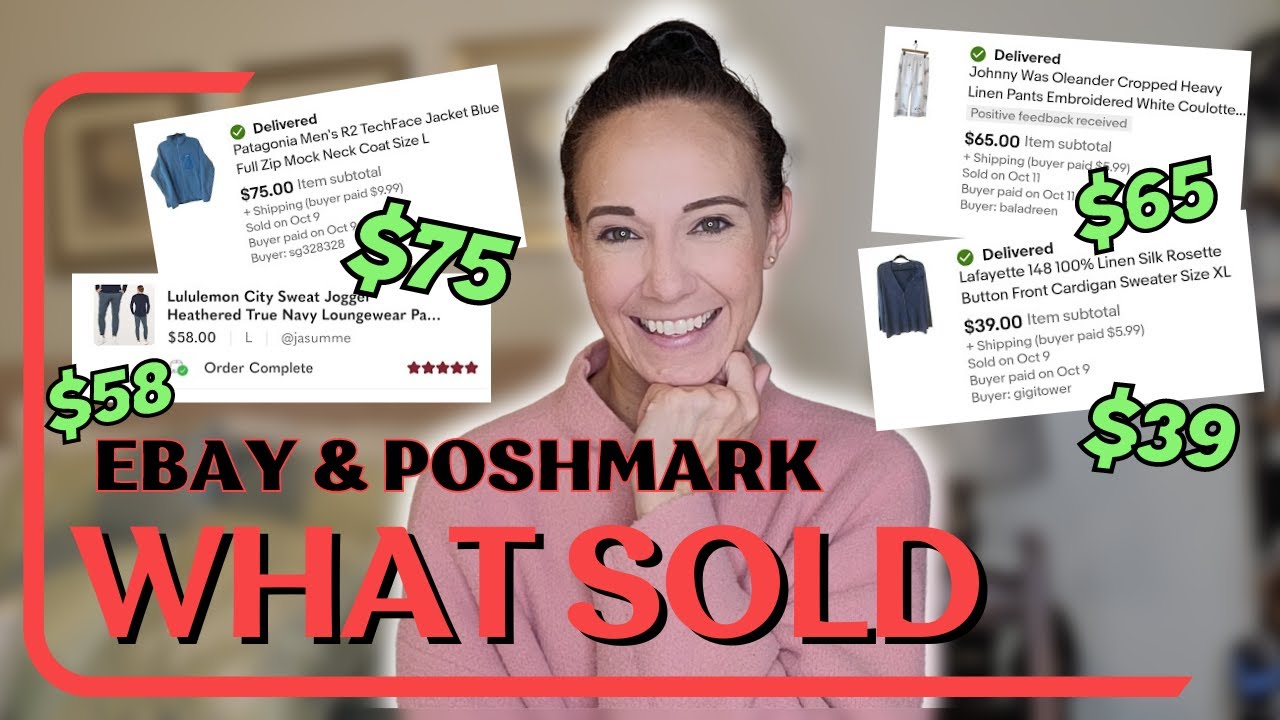 What Sold This Week on Poshmark and eBay! Sales FINALLY picking up! # ...
