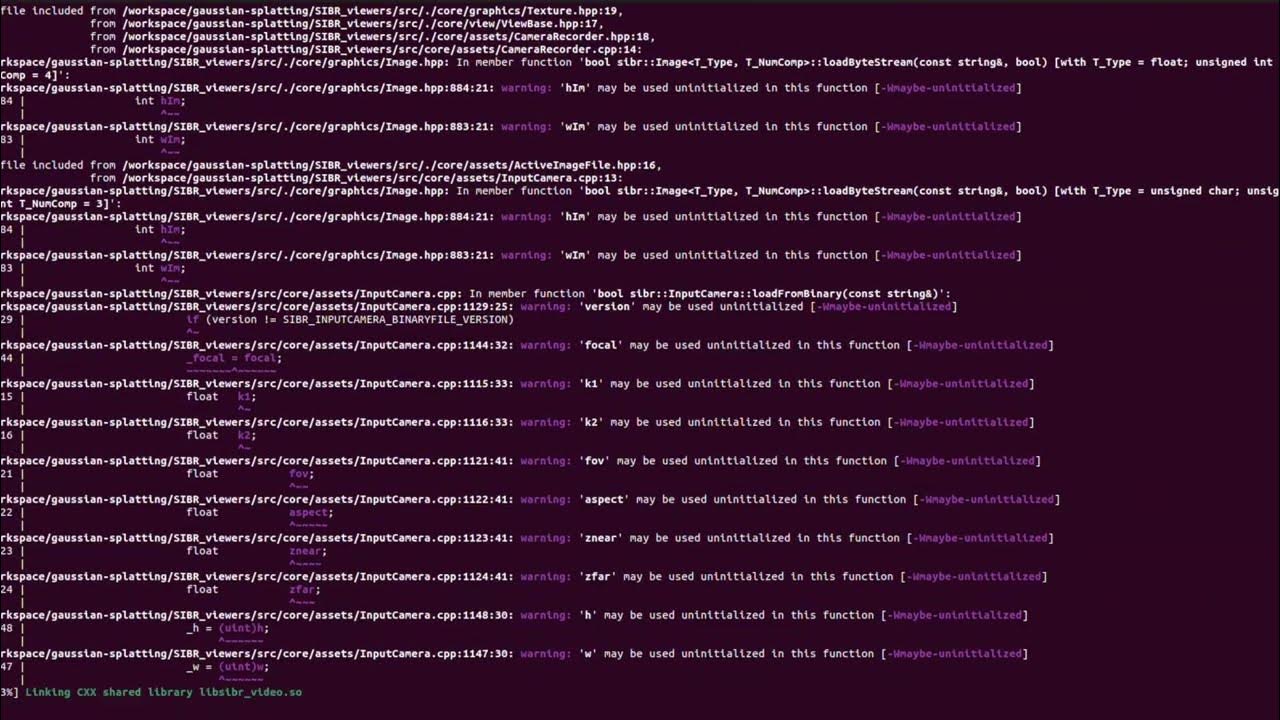 3D Gaussian Splatting: Compiling 3D Gaussian viewer for Ubuntu 22. Commands are given below ...