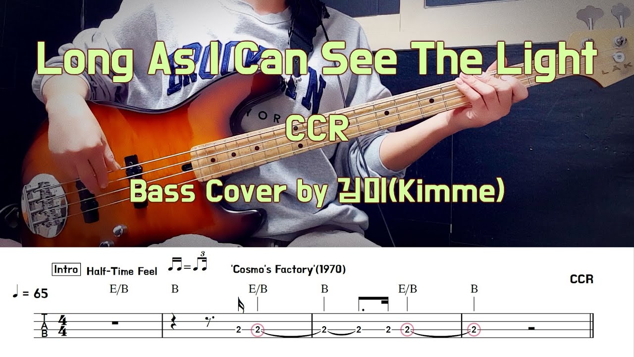 Long As I Can See The Light_CCR Bass Cover【★★★★☆】 - YouTube