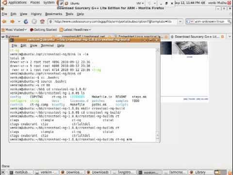 Customize/Re-build Omap3/ARM-A8 cross-compiler using Crosstool-NG - YouTube
