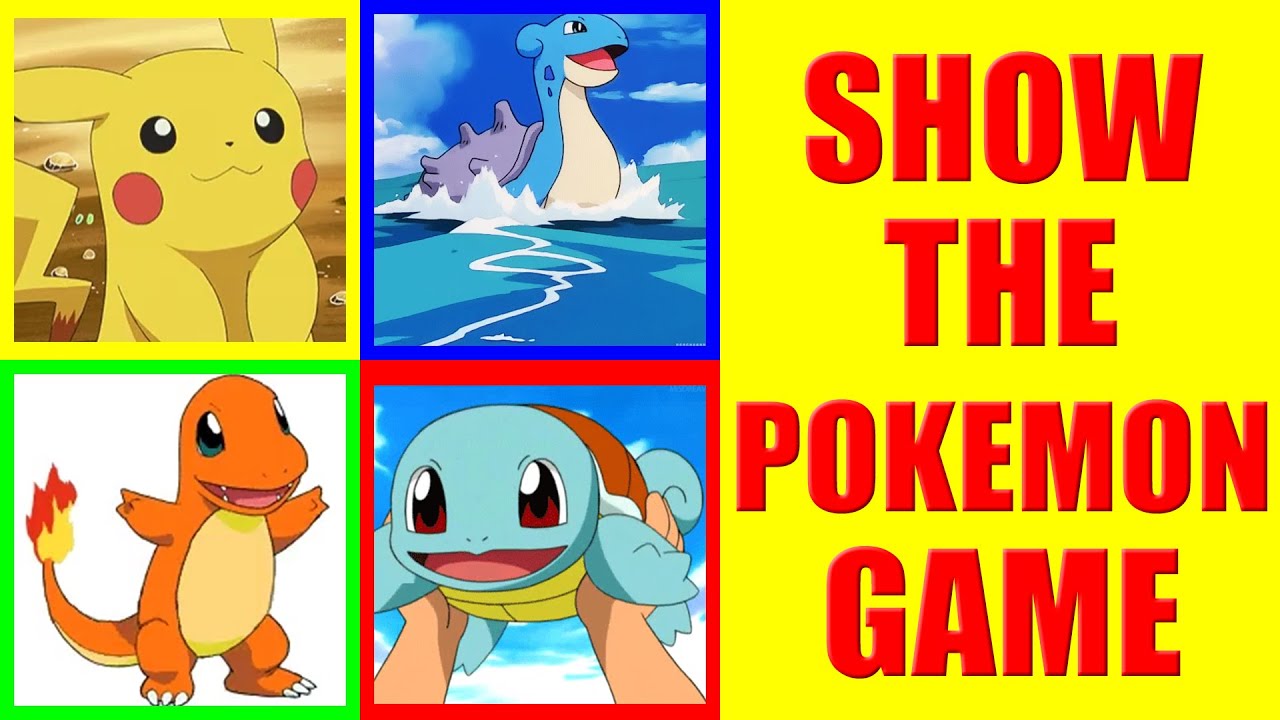 Show me the Pokemon Game for Kids - Where is the pokemon? - YouTube