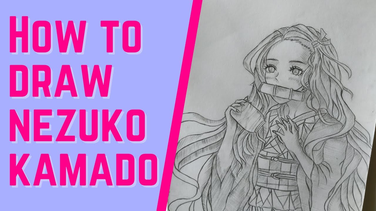 How to Draw Nezuko | Pencil Drawing - YouTube
