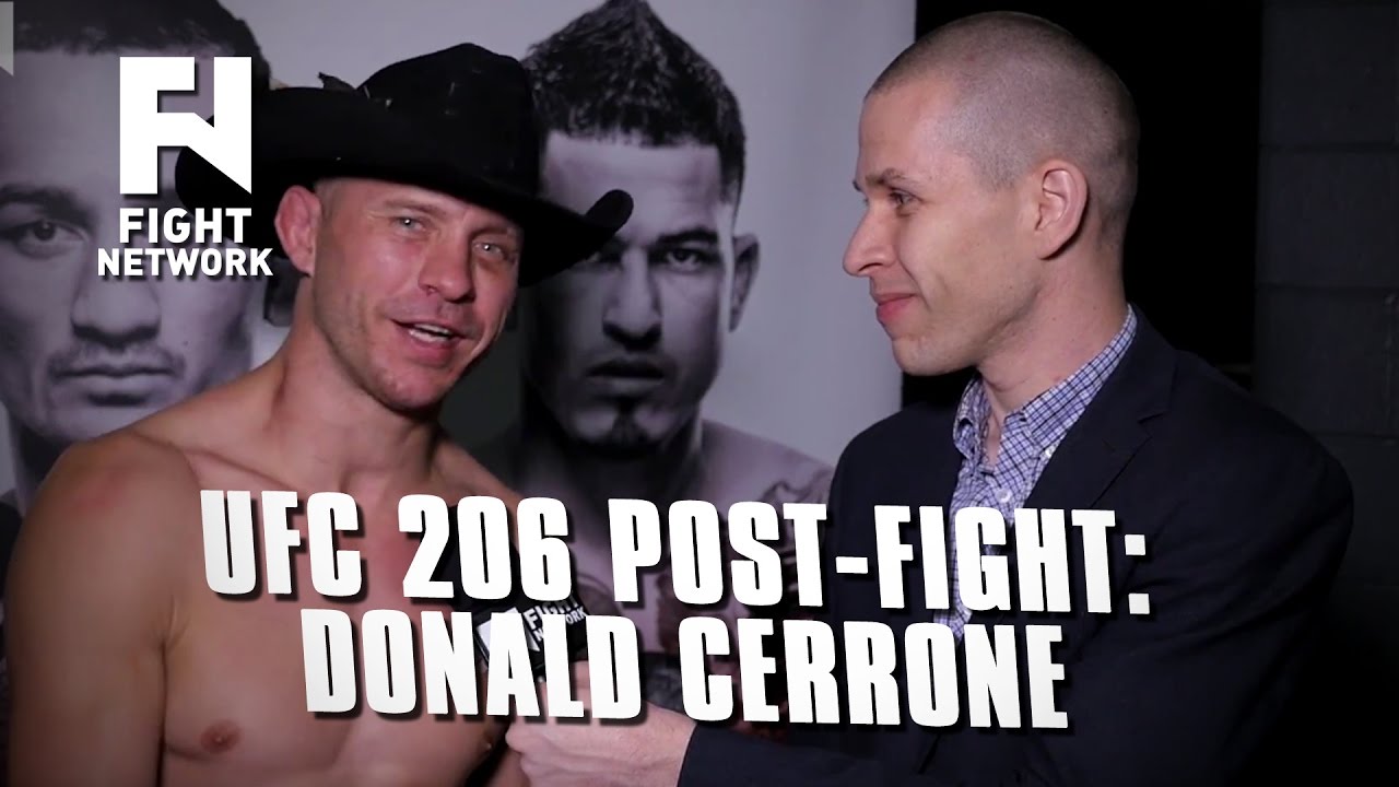 UFC 206: Donald Cerrone Post-Fight - "January 28, Denver, Colorado ...