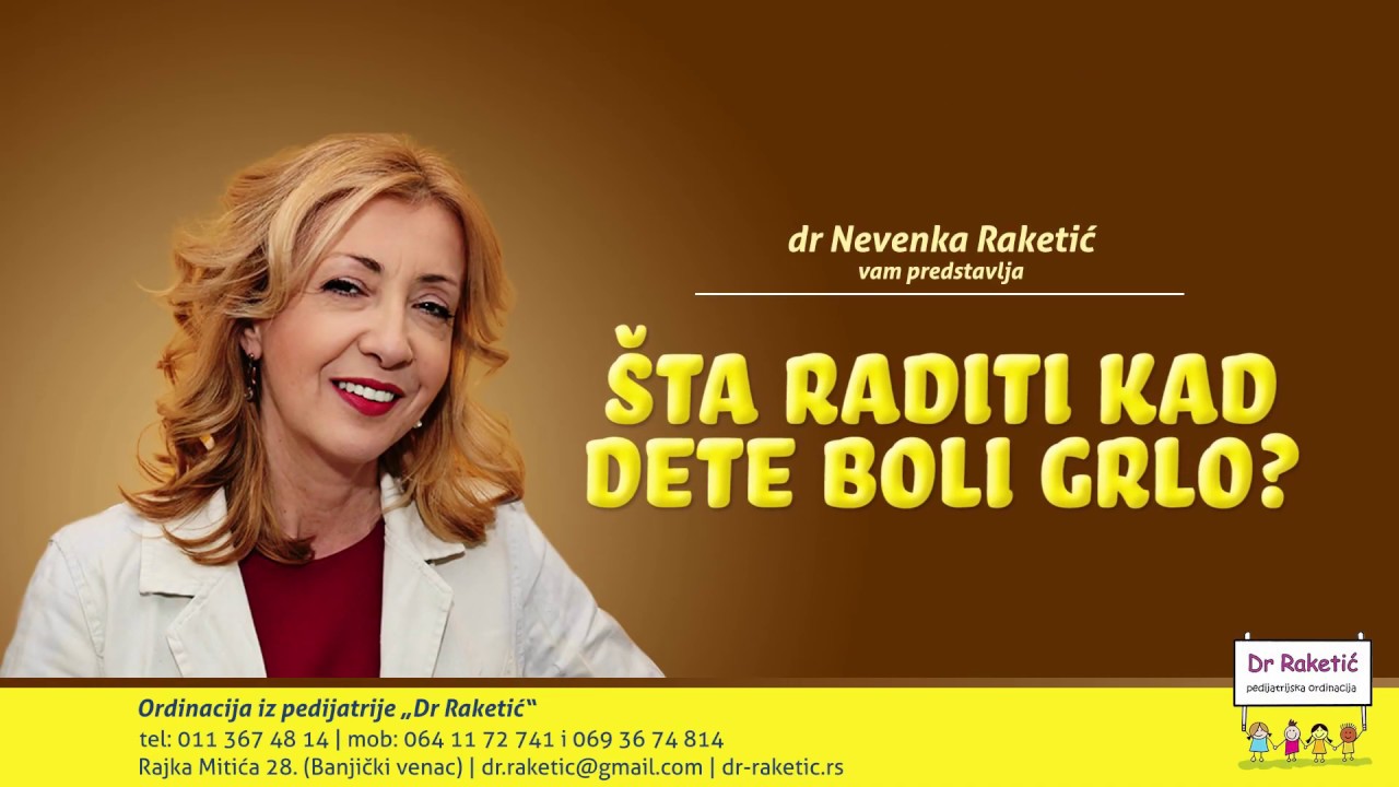 Pitajte pedijatra - Šta raditi kad dete boli grlo? - YouTube