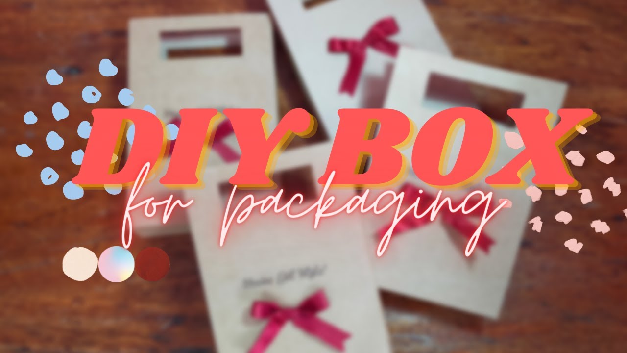 DIY GAPLE BOX | PACKAGING IDEAS FOR SMALL BUSINESS | ECO-FRIENDLY ...