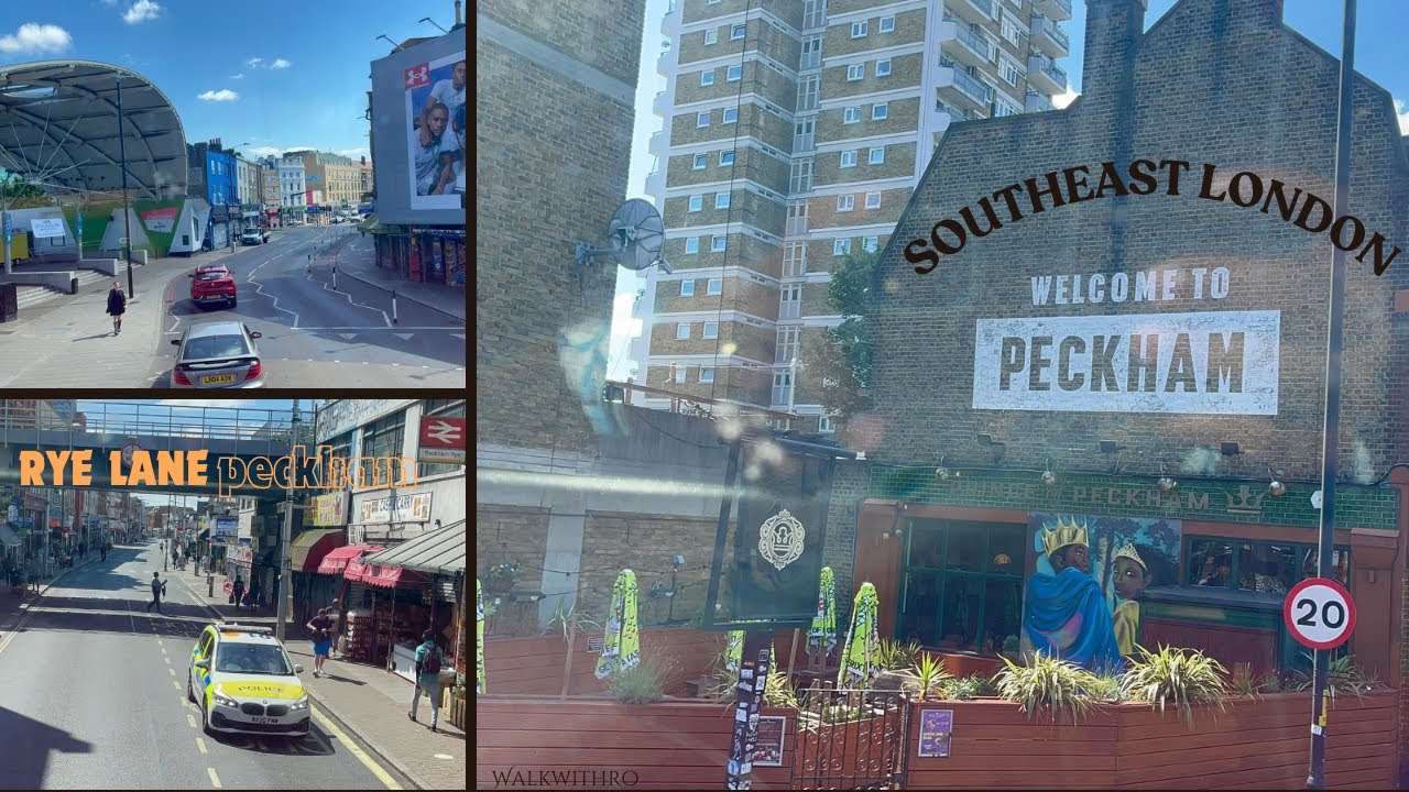 PECKHAM HIGH STREET TO RYE LANE ON BUS 12 - YouTube